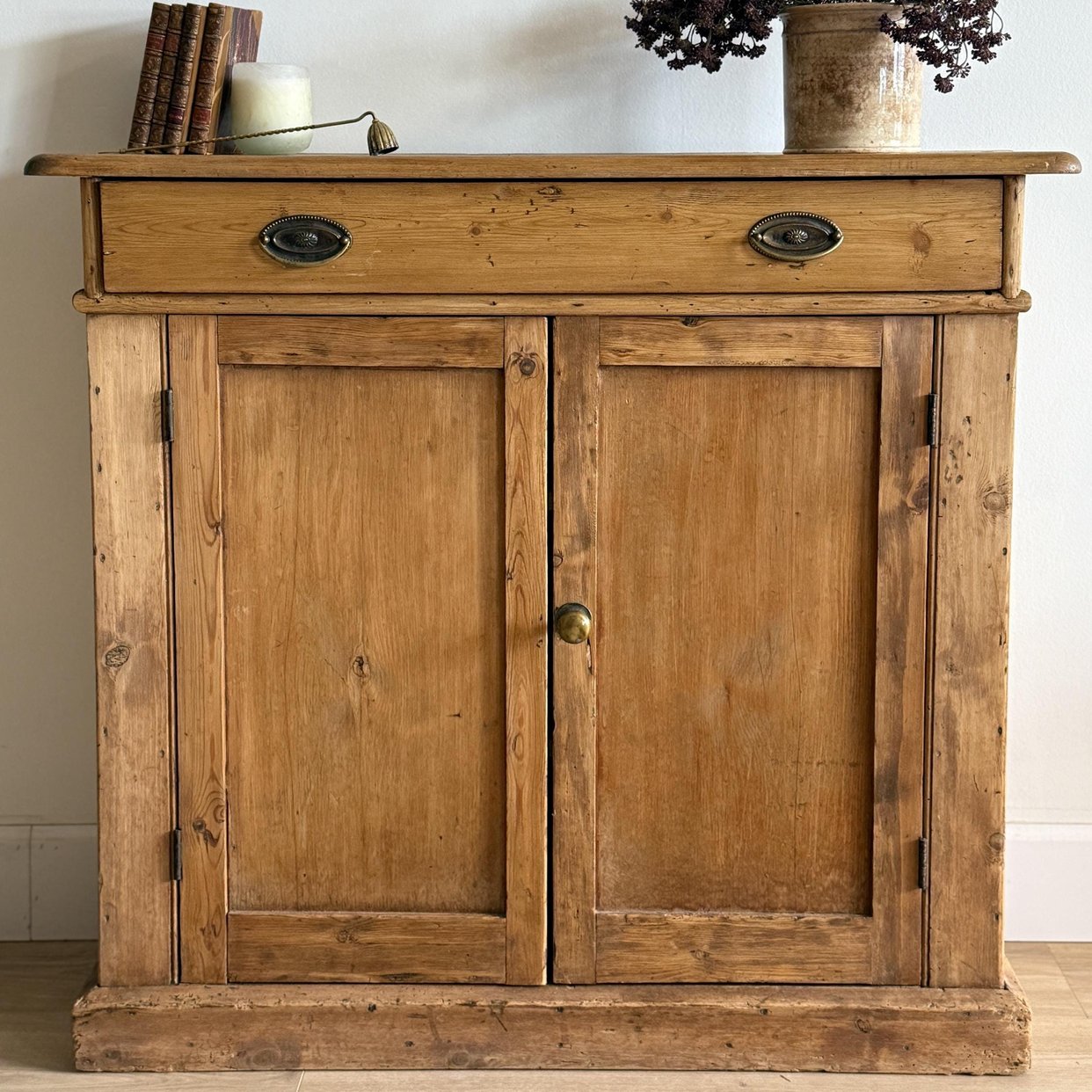 Antique English Pine Cabinet/Sideboard | Patina Maison Shoppe - Parker ...