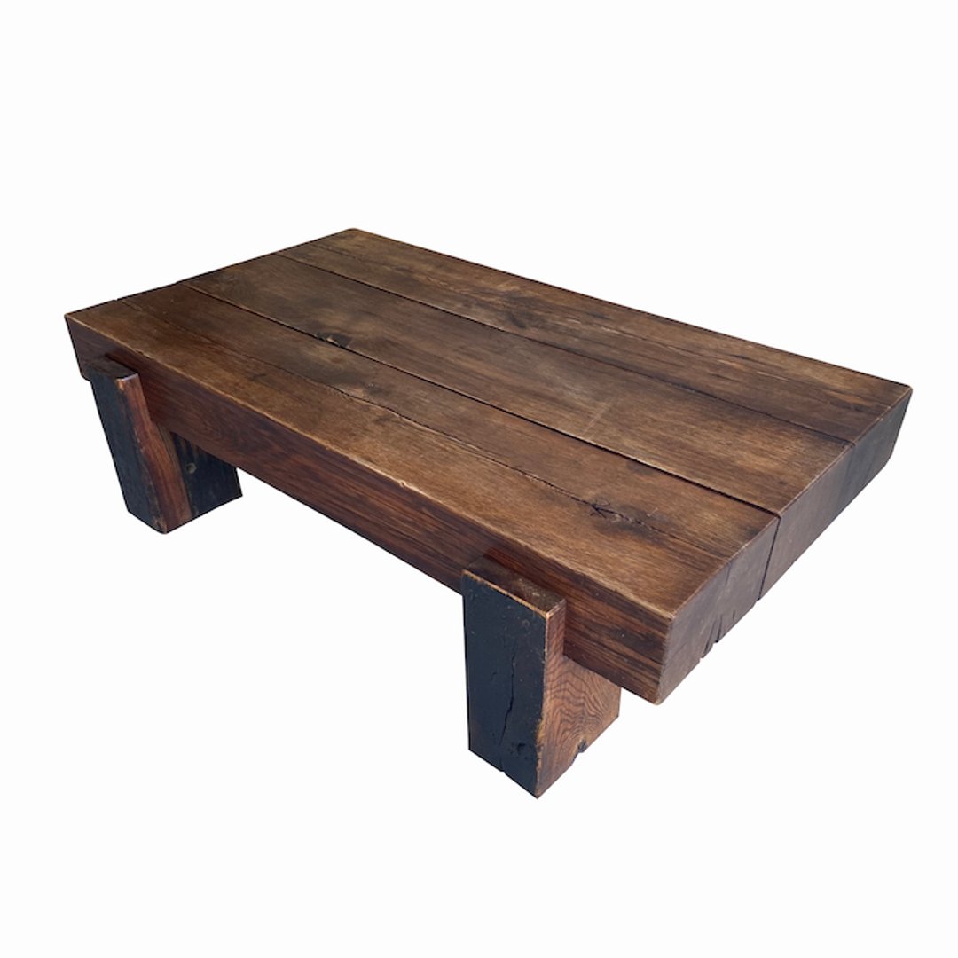 Massive Wood Cocktail Table, NL, 1960’s | The Renner Project | Austin, TX