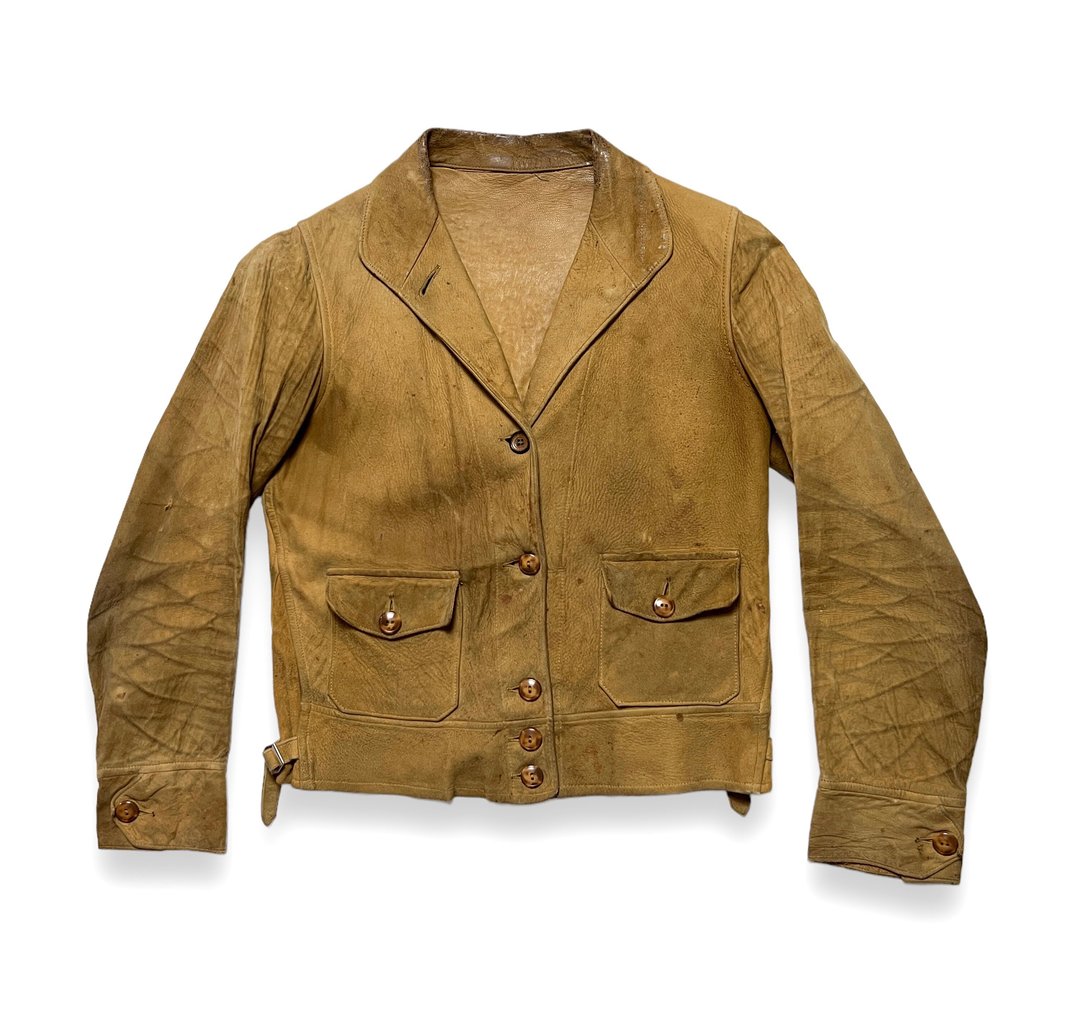 Vintage 1930s Women's Suede COSSACK Jacket ~ XS to S ~ Aviator ...