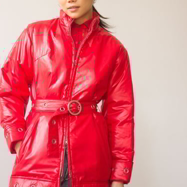 1970s Cherry Red Grommeted Puffer | Wayward Collection | Philadelphia, PA