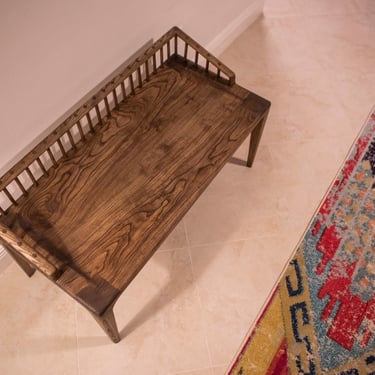 Modern Low Back Bench | Matheson Woodwork | Seattle, WA
