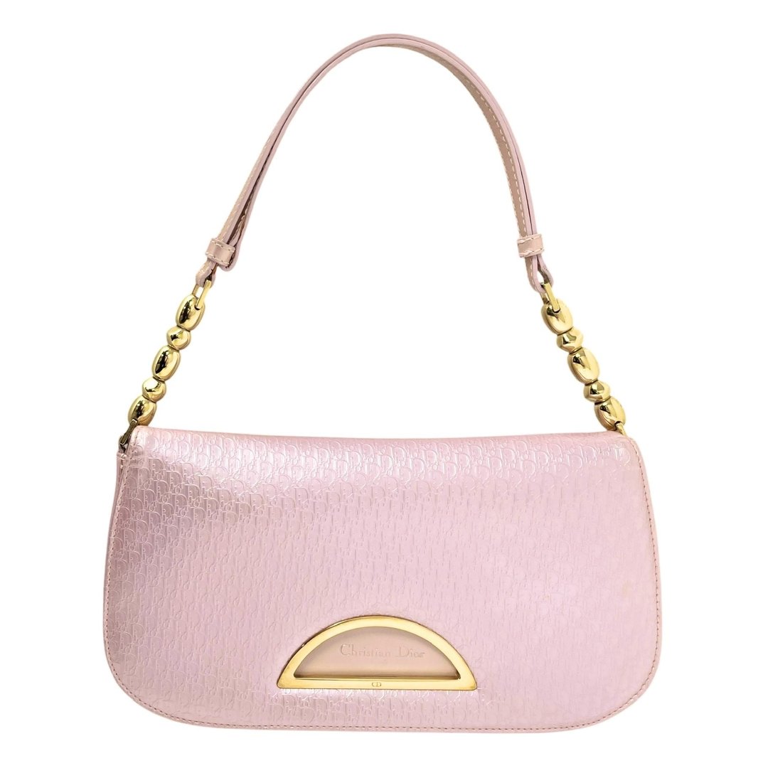 Dior Pink Logo Shouler Bage | Treasures of NYC | New York, NY