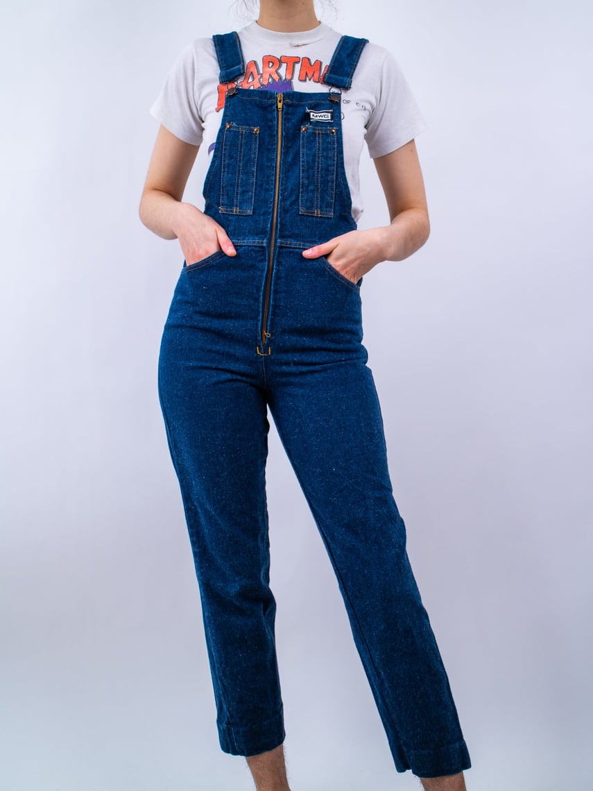 1970's 'mwg' zip front overalls | Erin Templeton | Vancouver, BC