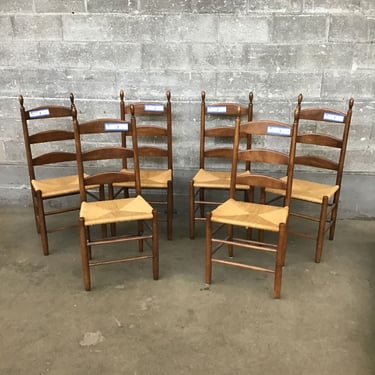 6 Ladder Back Dining Chairs (Seattle) | Second Use | Seattle and Tacoma, WA