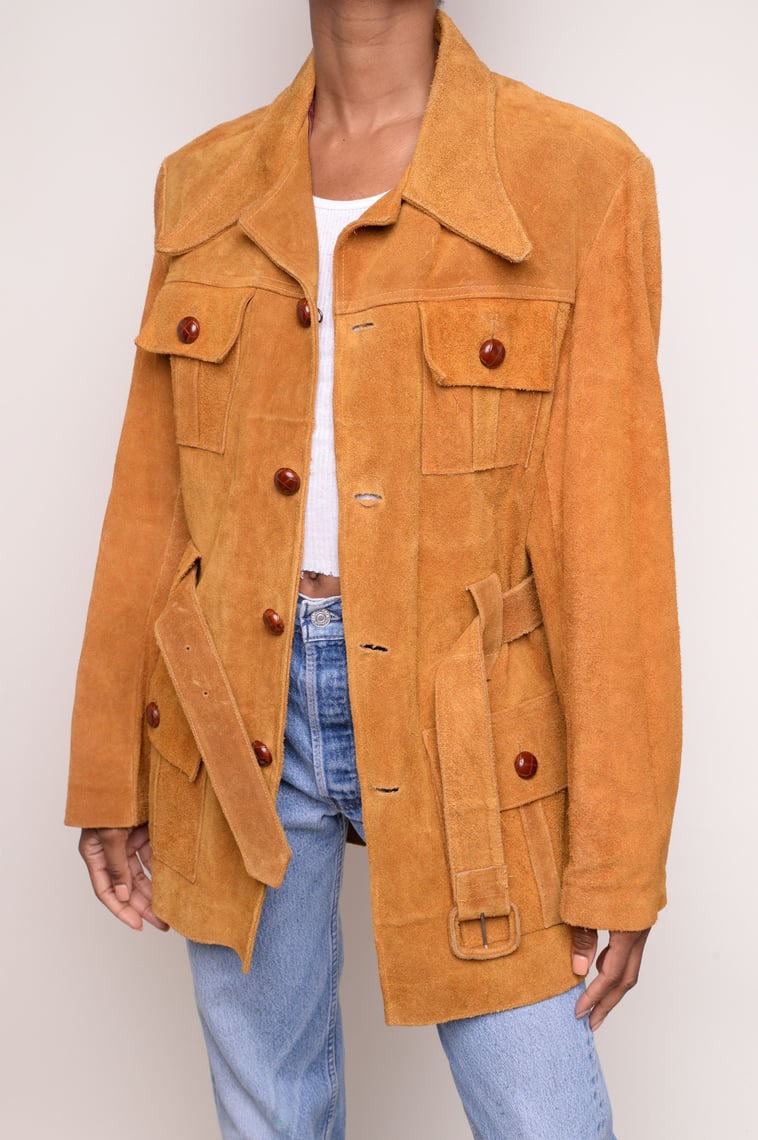 BEST - 1970s Camel Suede Jacket | The Vintage Twin | Manhattan - New York, NY
