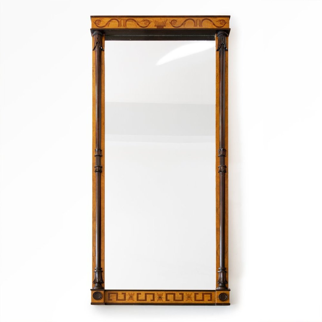 SWEDISH GRACE / ART DECO, MARQUETRY FRAME MIRROR, CIRCA 1920'S | B4 ...