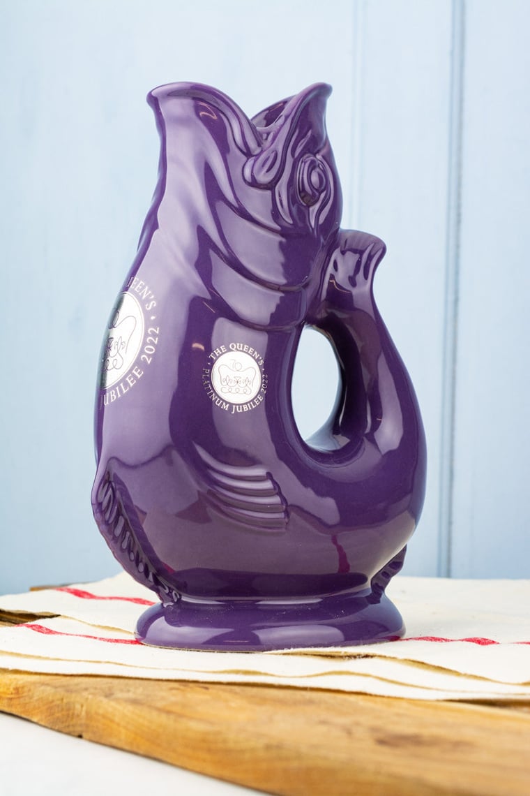 Limited Edition Queen Elizabeth II Platinum Jubilee Gluggle Jug | Posh ...