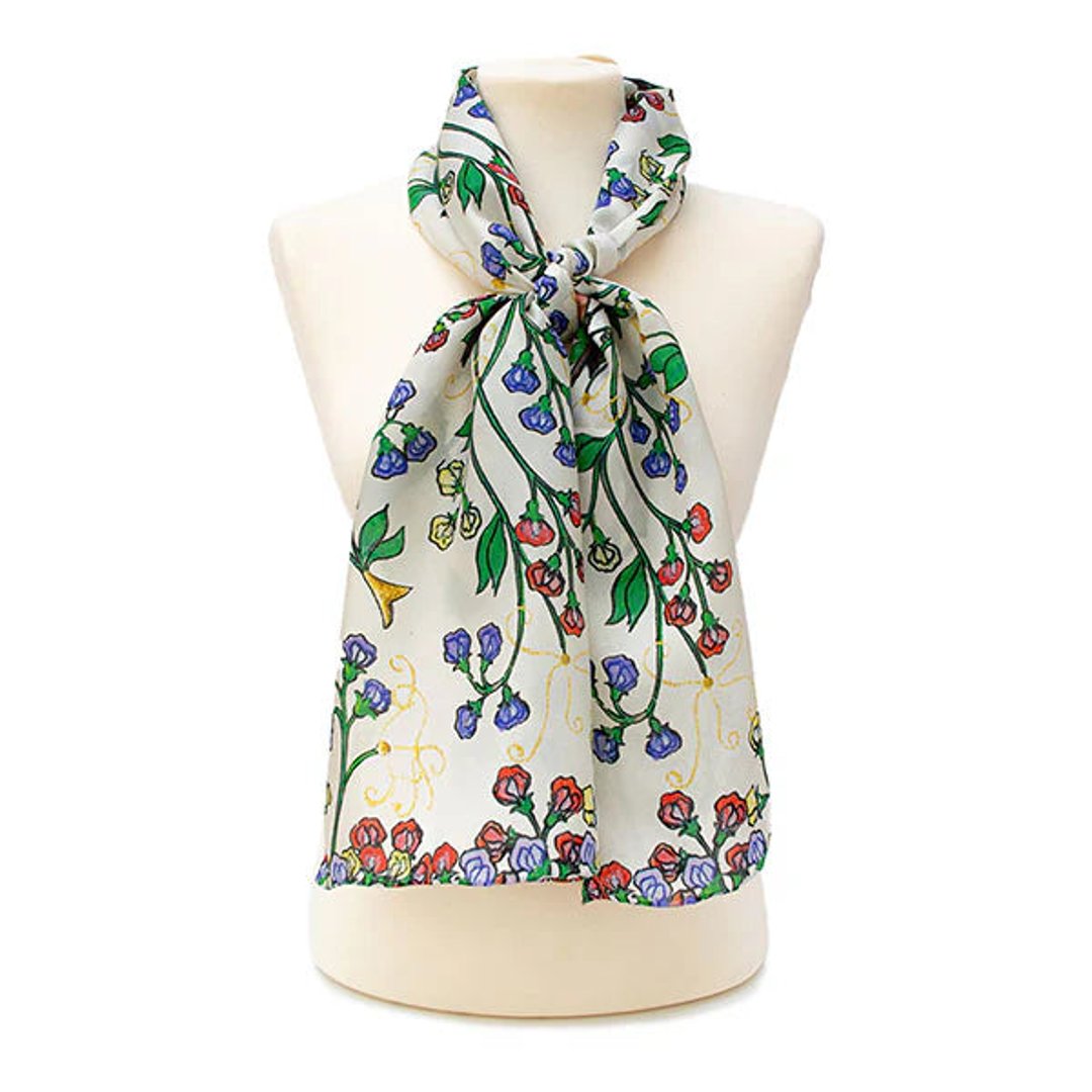 Westminster Abbey Garden Birds | Habotai Silk Scarf | National Museum ...
