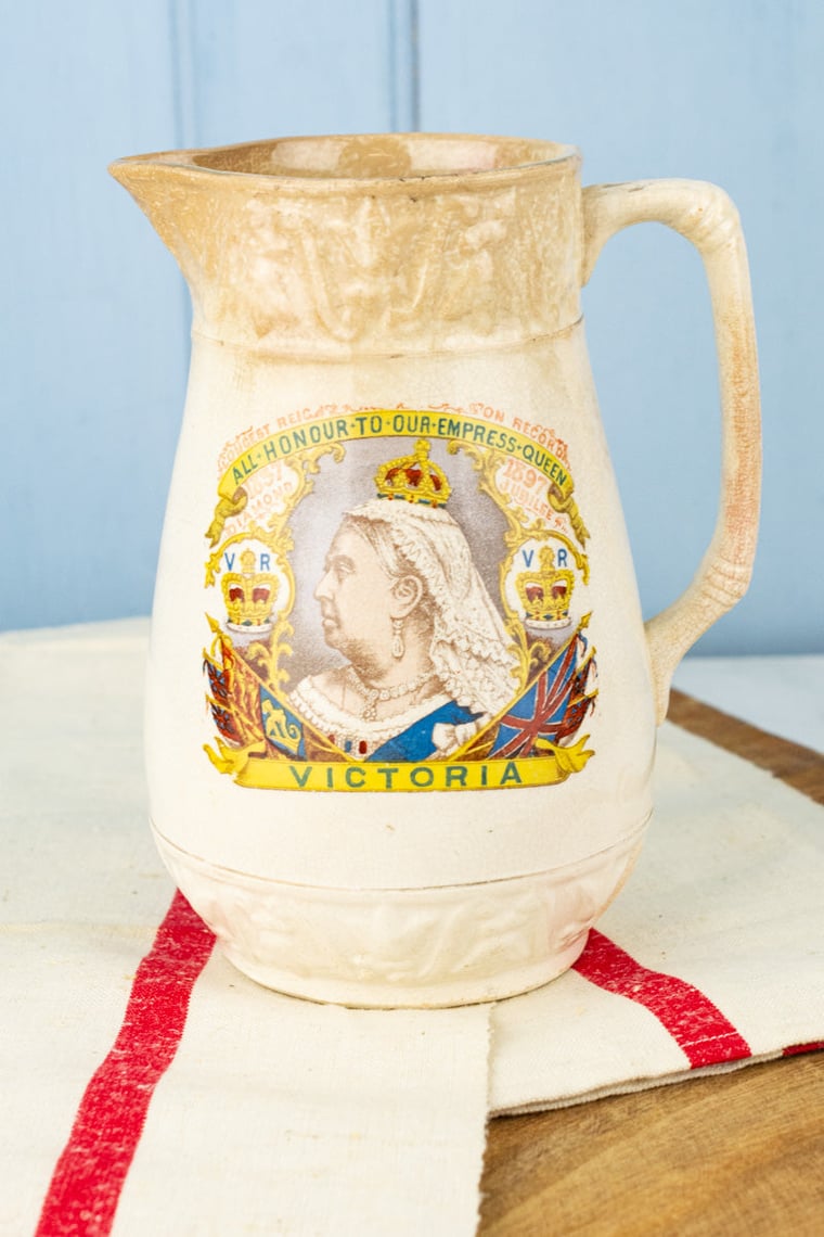 Antique Queen Victoria 1897 Diamond Jubilee Jug | Posh Chicago ...