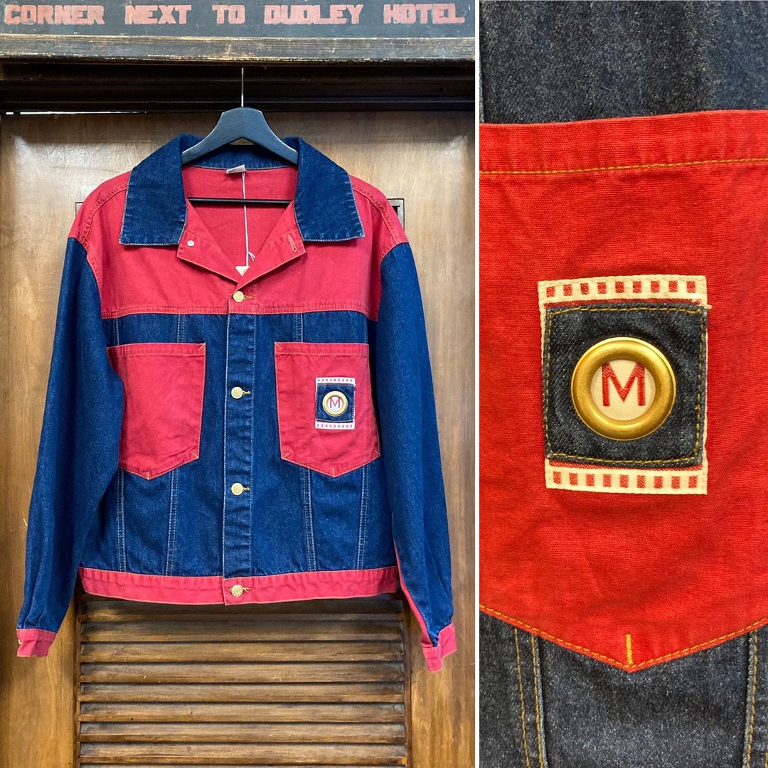 Vintage 1980’s Two Tone Great Details New Wave Denim Trucker | Vintage ...