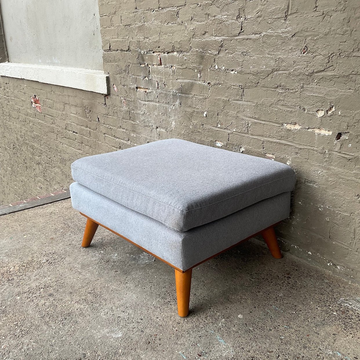 MCM Style Ottoman | GoodWood - U St - Washington, DC | ATTIC