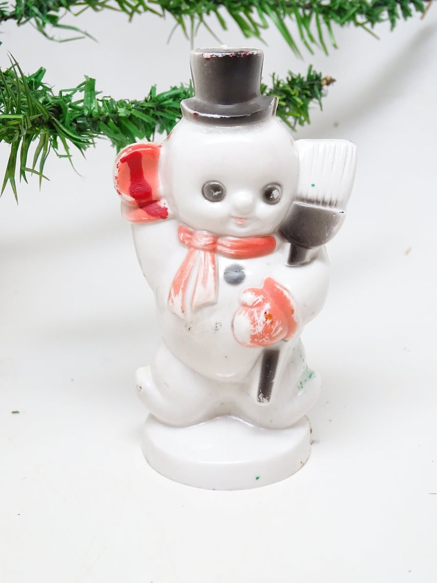 Vintage 1950's Plastic Frosty the Snowman for Christmas, Antique MCM ...