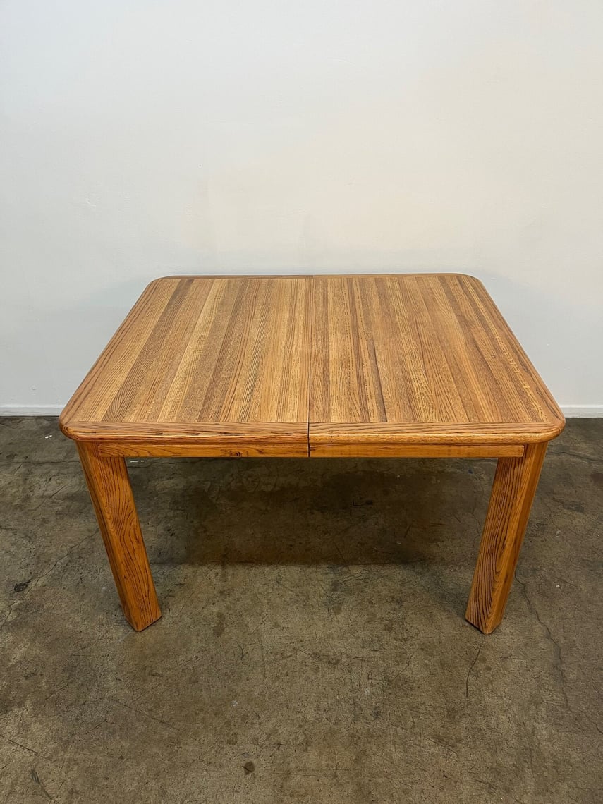1980s Oak Dining Table with leaves | Vintage On Point | Los Angeles, CA