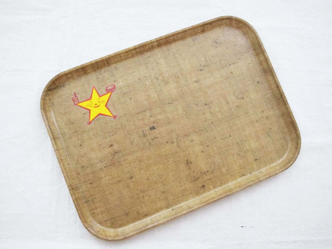 Vintage 60s Carls Jr Hardees Serving Tray - SiLite Chicago | Milk ...
