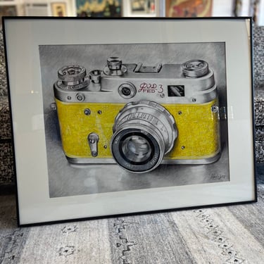Camera, Pencil Sketch by Rick Kroninger, 2019 | Urban Goods | San ...