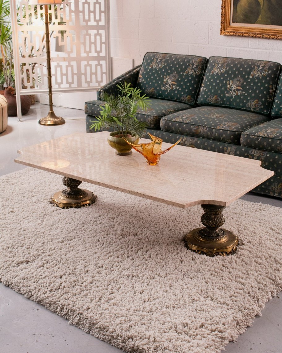 Marble Regency Coffee Table | Sunbeam Vintage | Highland Park - Los ...