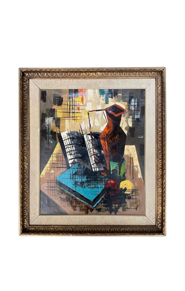 Signed Mid-Century Still Life Oil Painting | The Modern Republic ...
