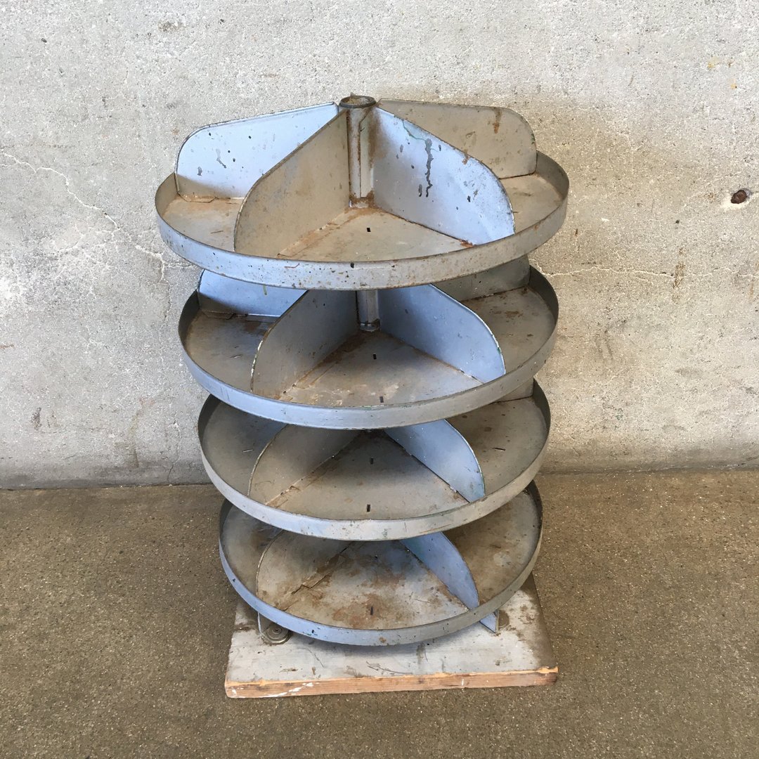 Industrial Small Rotating Parts Bin - HOLD | Urban Americana | Long ...