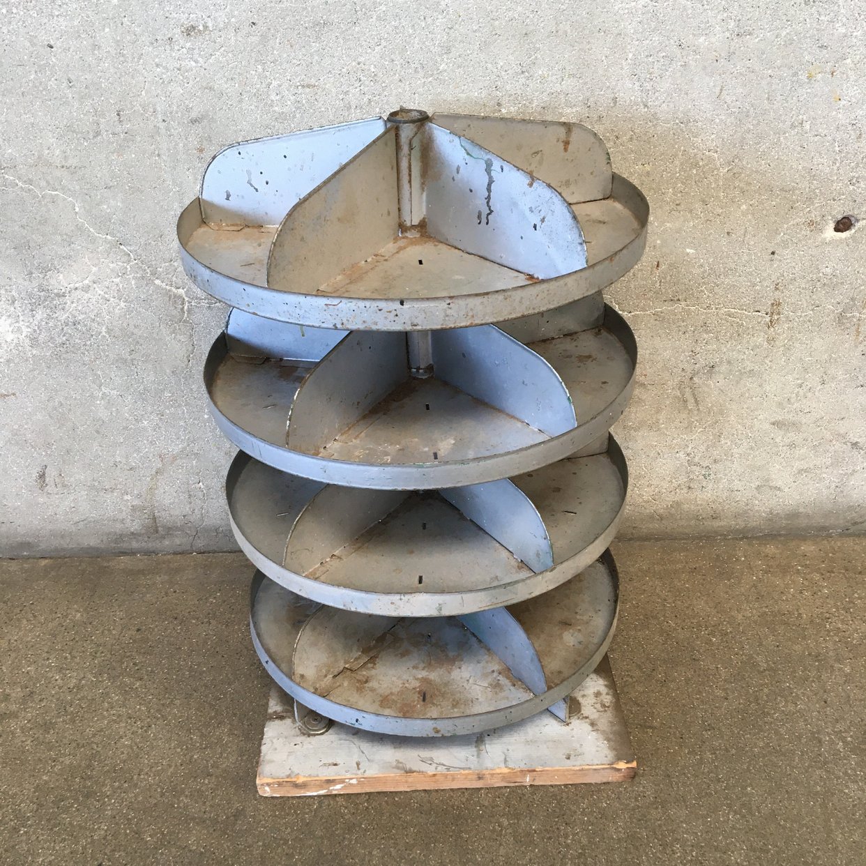 Industrial Small Rotating Parts Bin - HOLD | Urban Americana - Long ...