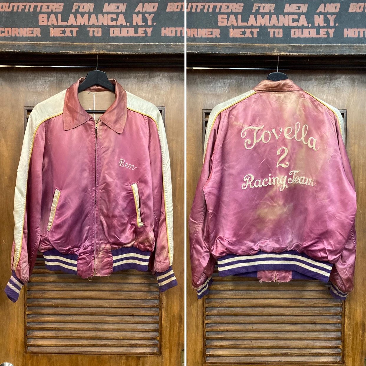 Vintage 1950’s Two-Tone Satin Racing Rockabilly Hot Rod | Vintage on ...