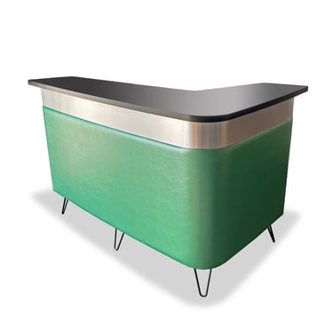 Home cocktail bar-Large- mid century modern, reception desk, | Atomic ...