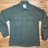 M 70’s Military Cold Weather Field Shirt Jacket Olive Green 108 | Great Northern Vintage ...