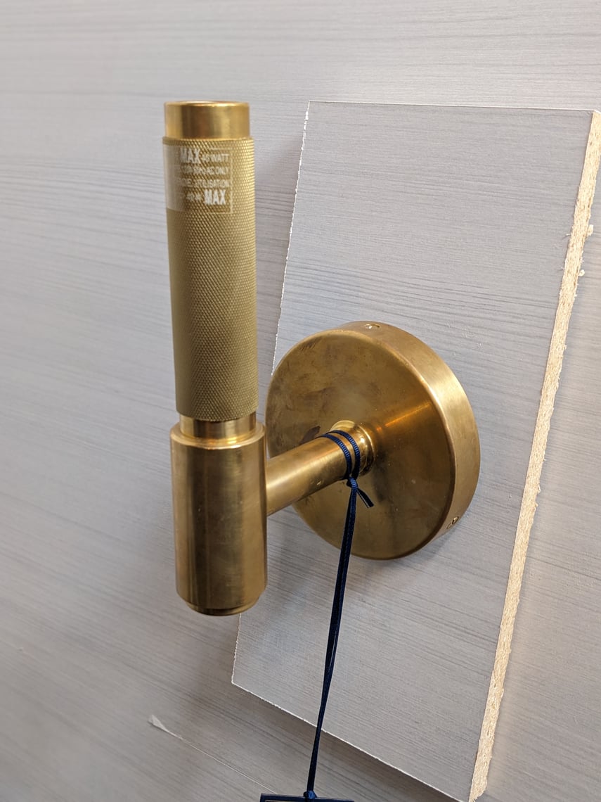 Ralph Lauren Barrett Small Knurled Sconce | Earthwise Architectual ...