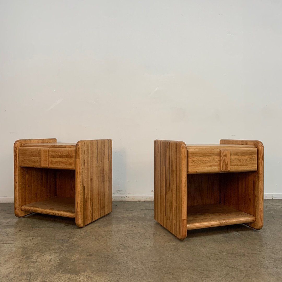 80s Oak Nightstands | Vintage On Point | Los Angeles, CA