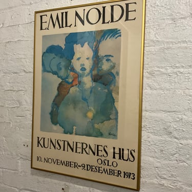Vintage Emil Nolde Exhibition Poster | GoodWood | U St - Washington, DC