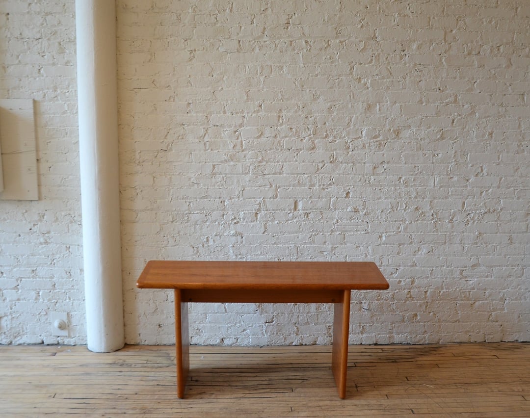 MCM Danish Teak Console Table | Reclaimed Luxury | Chicago, IL