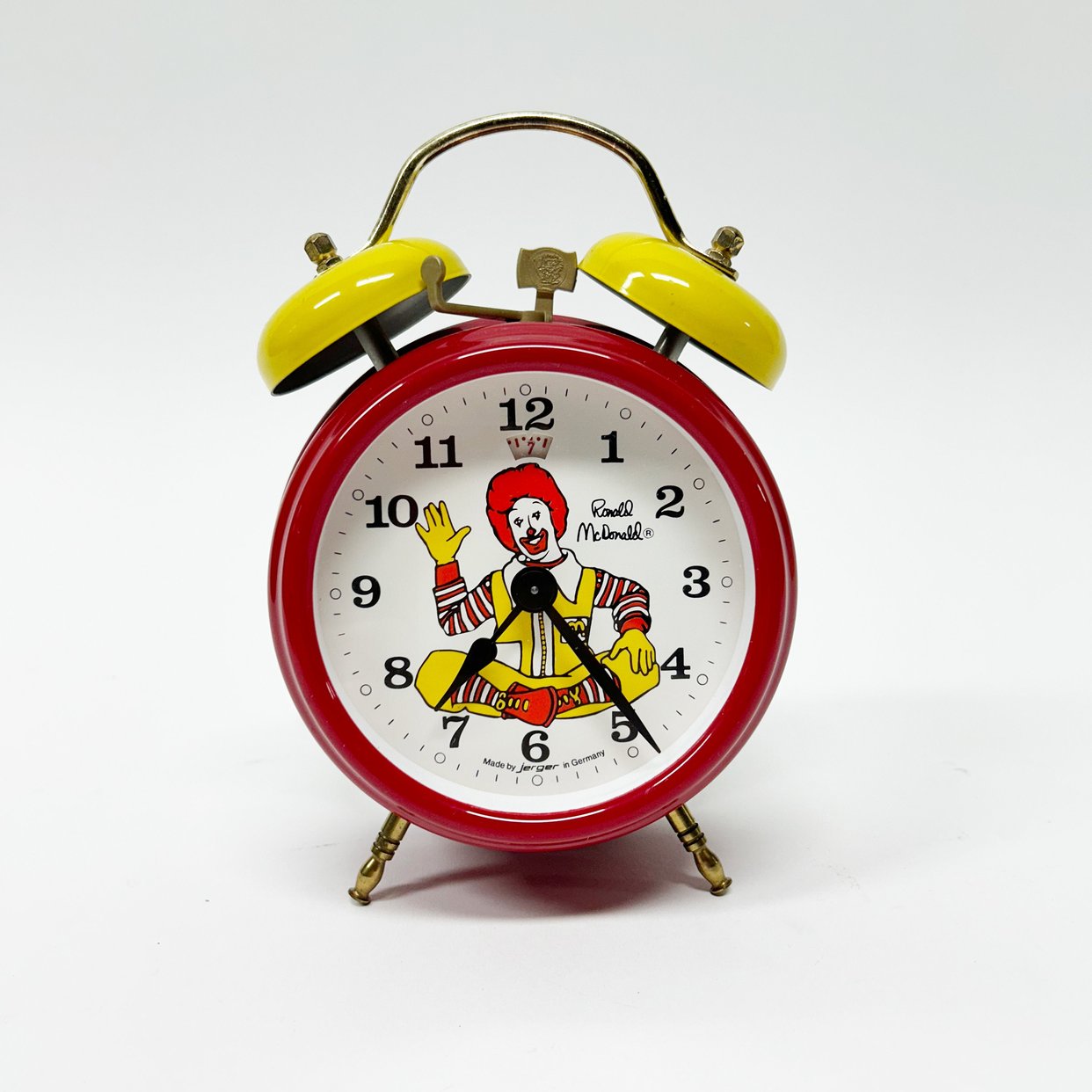 Vintage Jerger McDonald's double bell alarm clock made | Dekorwell84 ...