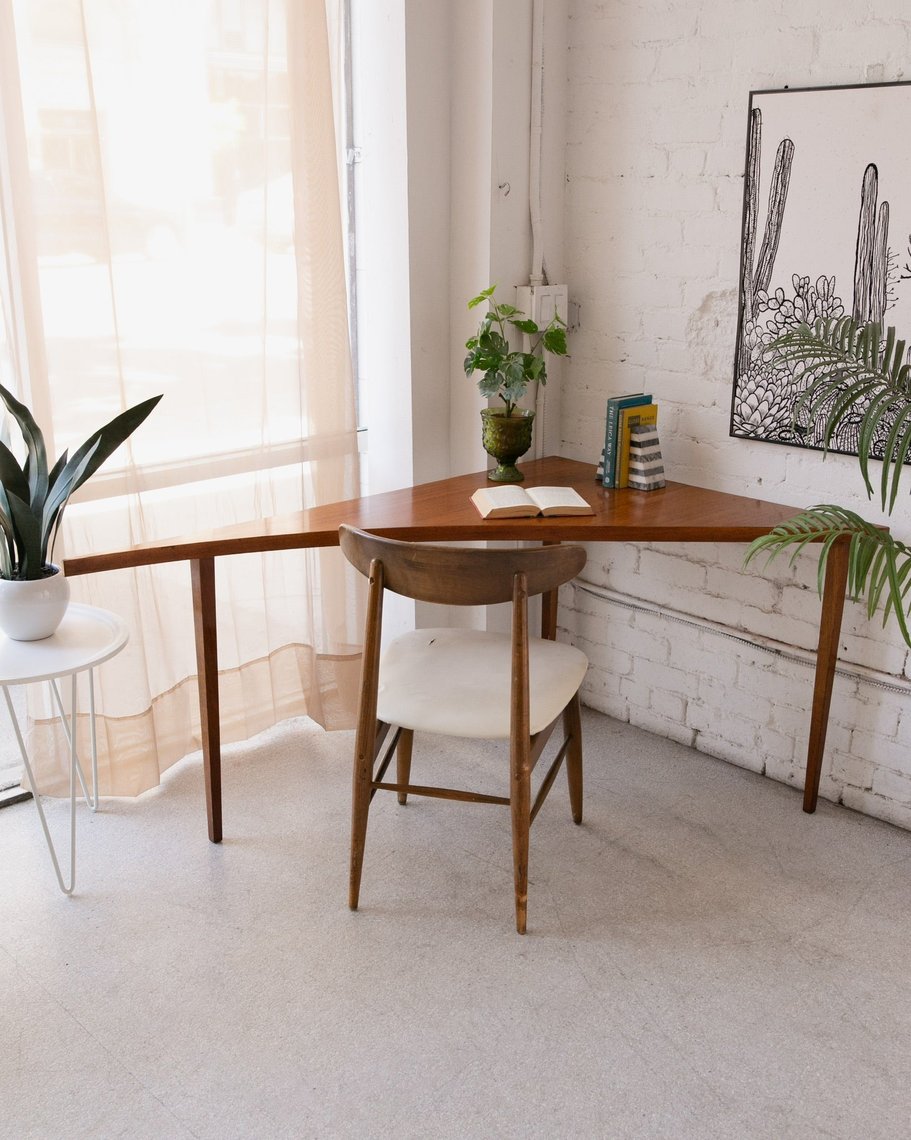 Vintage Boomerang Corner Desk | Sunbeam Vintage | Highland Park - Los ...