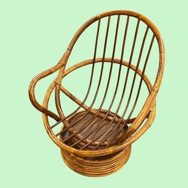 LOCAL PICKUP ONLY ———— Vintage Rattan Lounge Chair | Retrospect Vintage ...