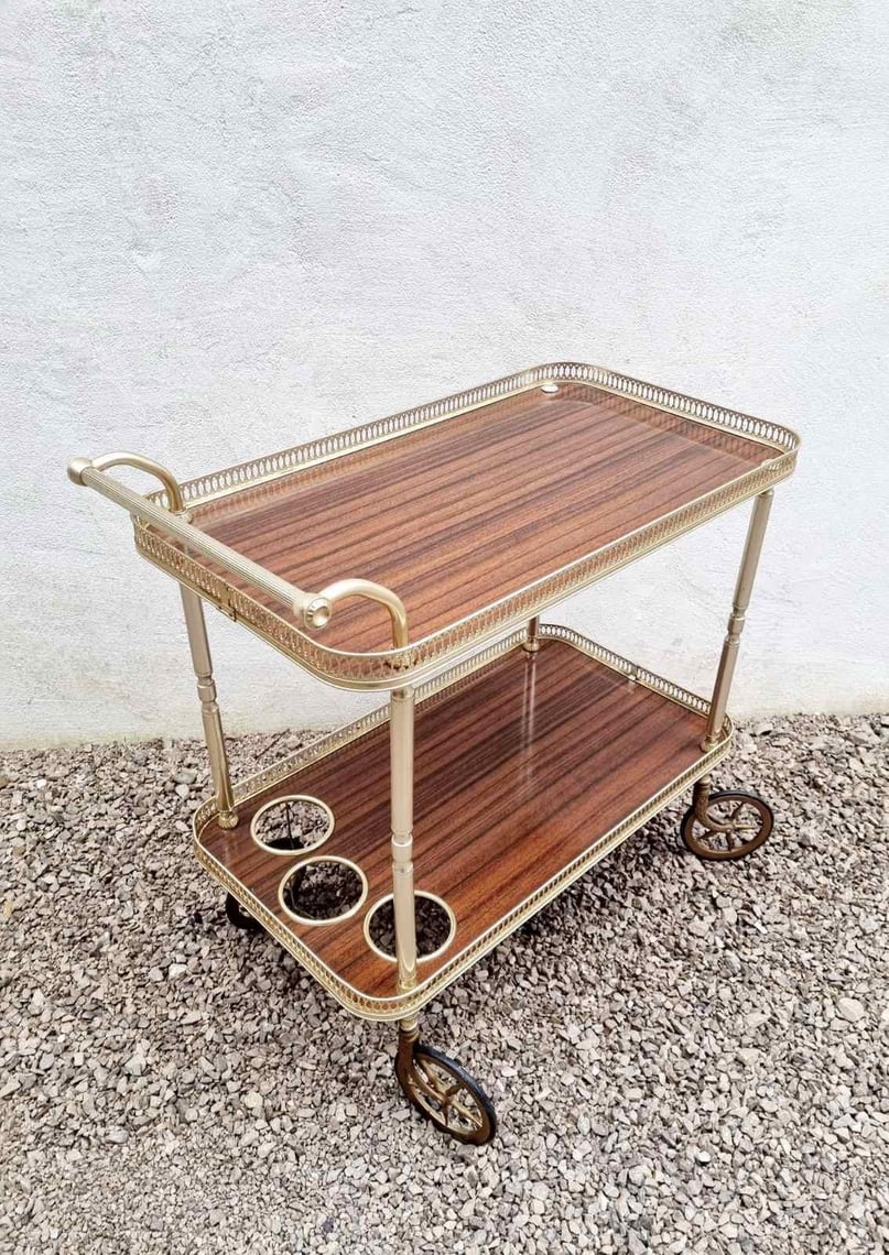 Mid Century Modern Serving Trolley / Vintage Trolley / Retro Cart ...
