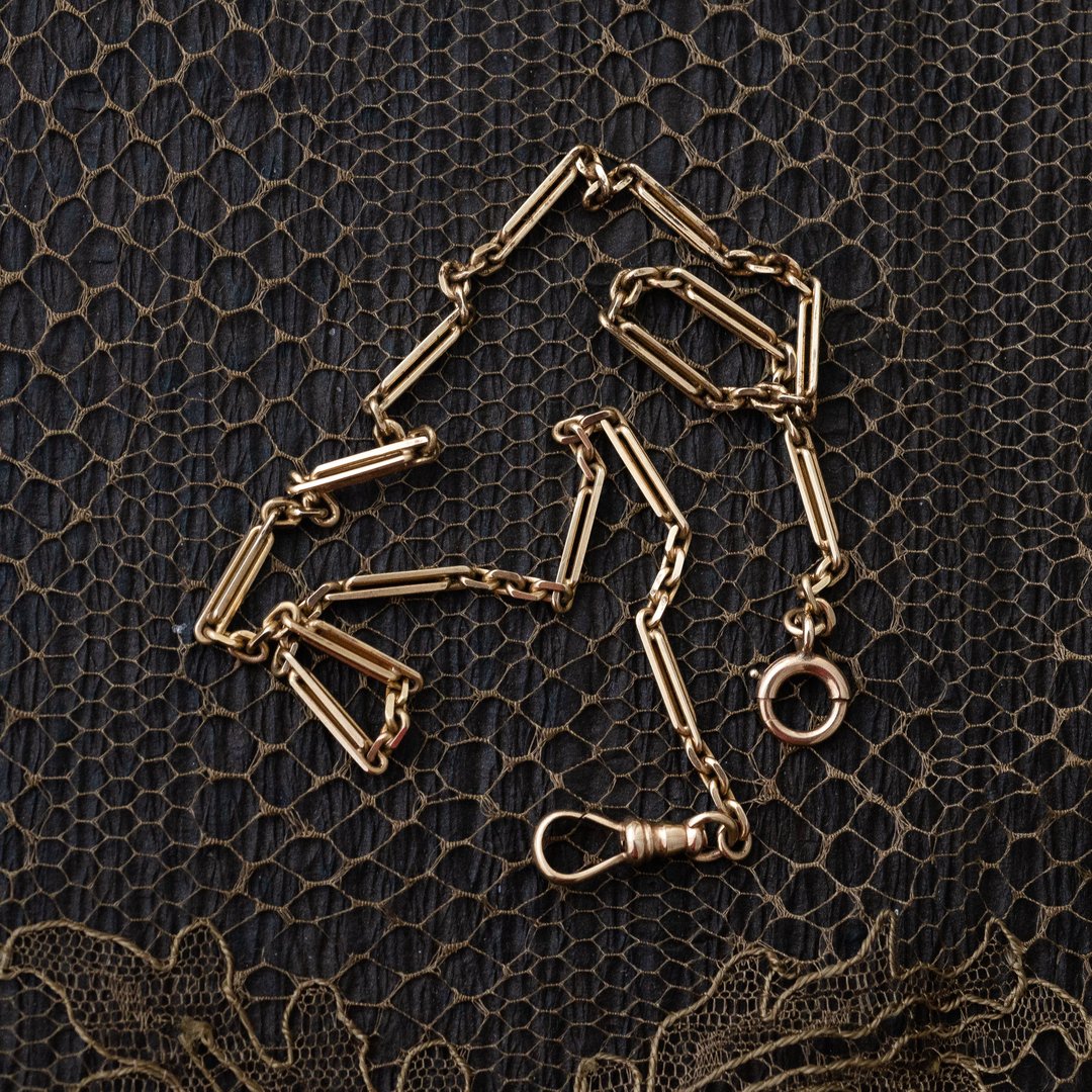 Gold Watch Chain c1900 | Pippin Vintage Jewelry | Chelsea - New York, NY
