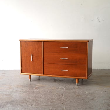 1950s Mid-Century Modern MCM Cabinet / Small Credenza RESTORED | Mid ...