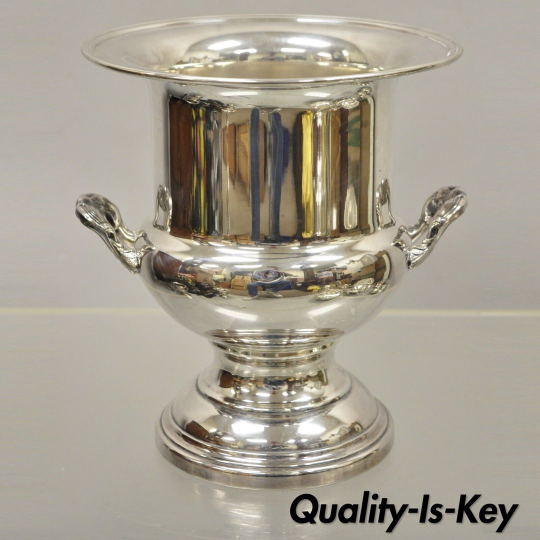 Vintage Oneida Silversmiths Trophy Cup Urn Champagne Bucket Wine Ice ...