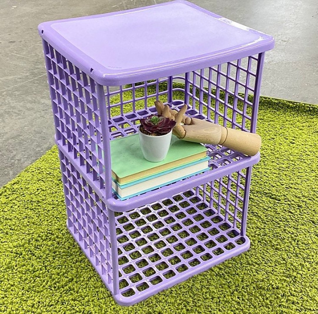 Vintage YAFFA Blocks Shelving Retro 1990s Contemporary + Purple ...