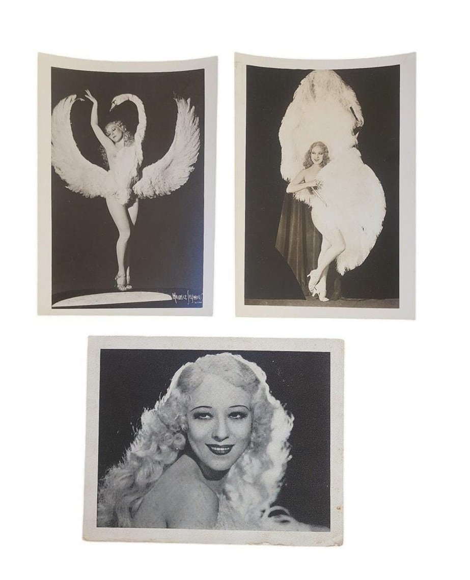 Vintage Photographs Sally Rand Chicago Burlesque Fan Dancer 1930s ...