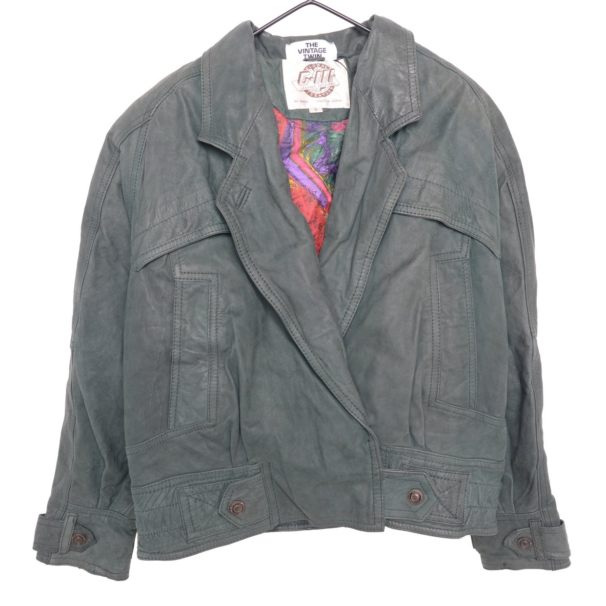 1980s Green Leather Jacket | The Vintage Twin - Manhattan - New York ...