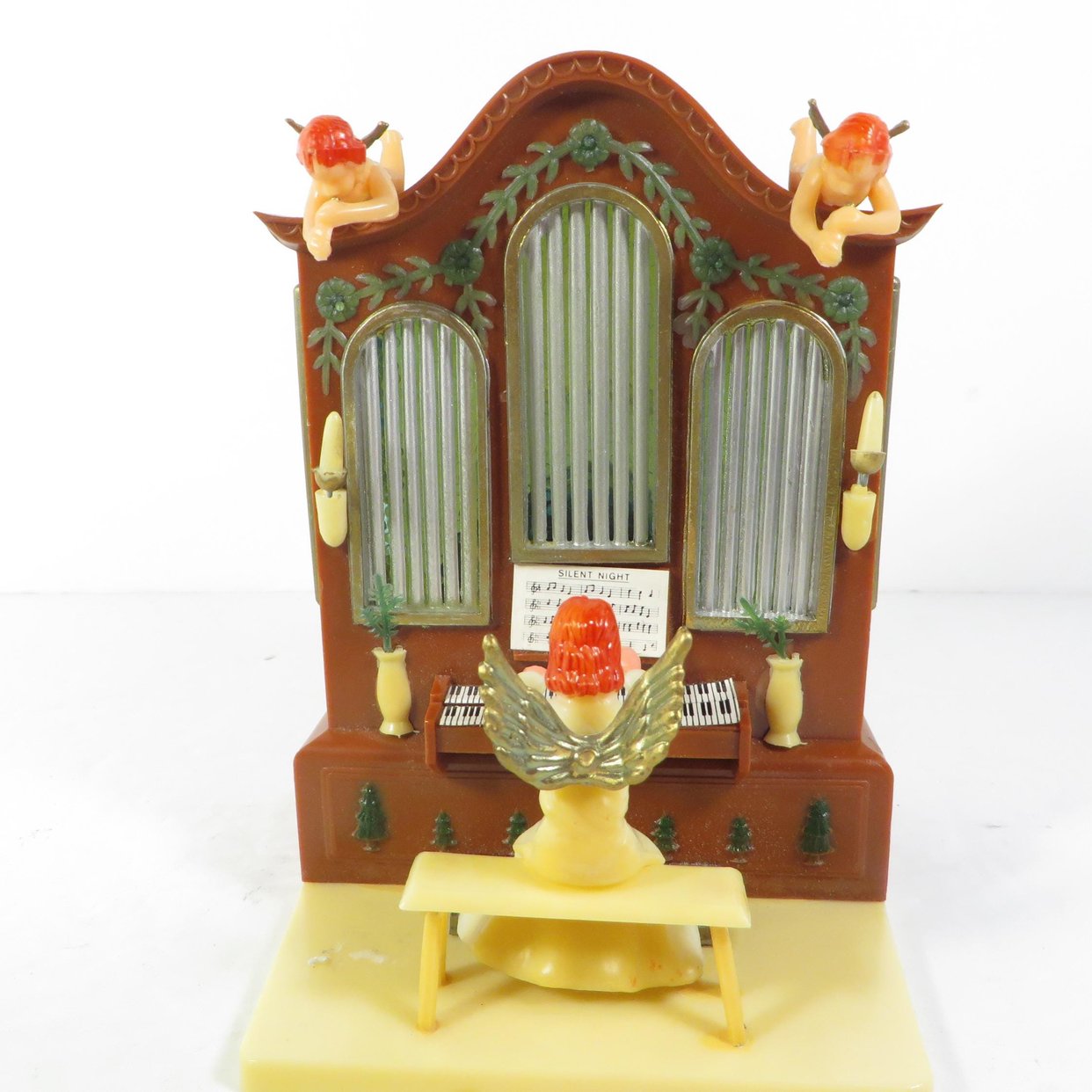 Vintage Angel Playing Musical Organ - Plastic Angel | Pherds Finds ...