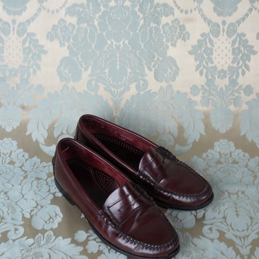 Vintage USA-Made 1980s Sebago Burgundy / Antique Brown Classic | Cherry ...