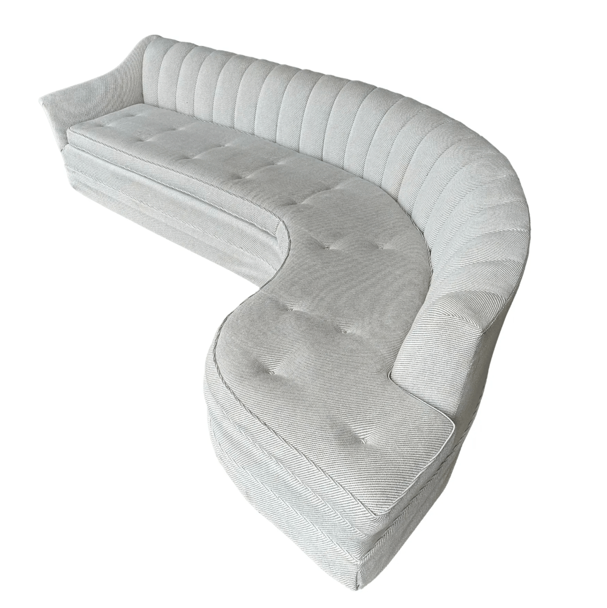 Mid-Century Modern Curved Sofa | Main Street Modern - Canton, OH | ATTIC