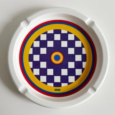 Rare Peter Max Opticon White Ceramic Large Mod | Table Scraps Vintage ...