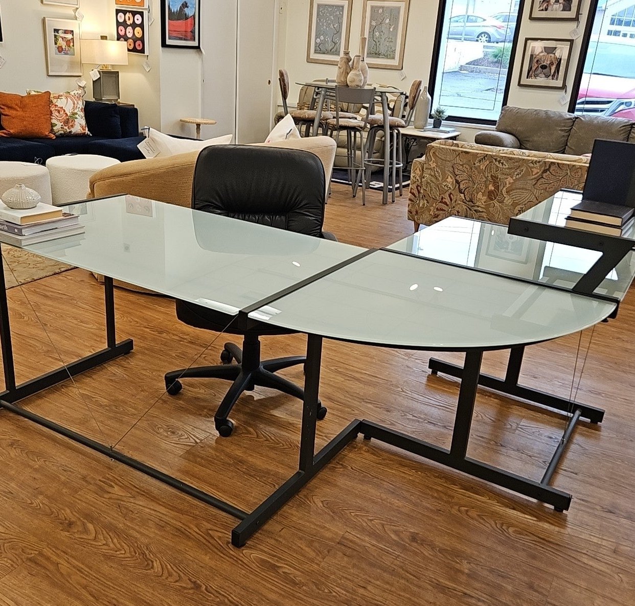 Rounded Corner 3-Piece Desk | Furniture Consignment Gallery - Multiple ...
