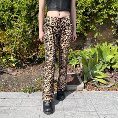 Y2K Leopard Print Pants | La Loupe Vintage - San Diego, CA | ATTIC