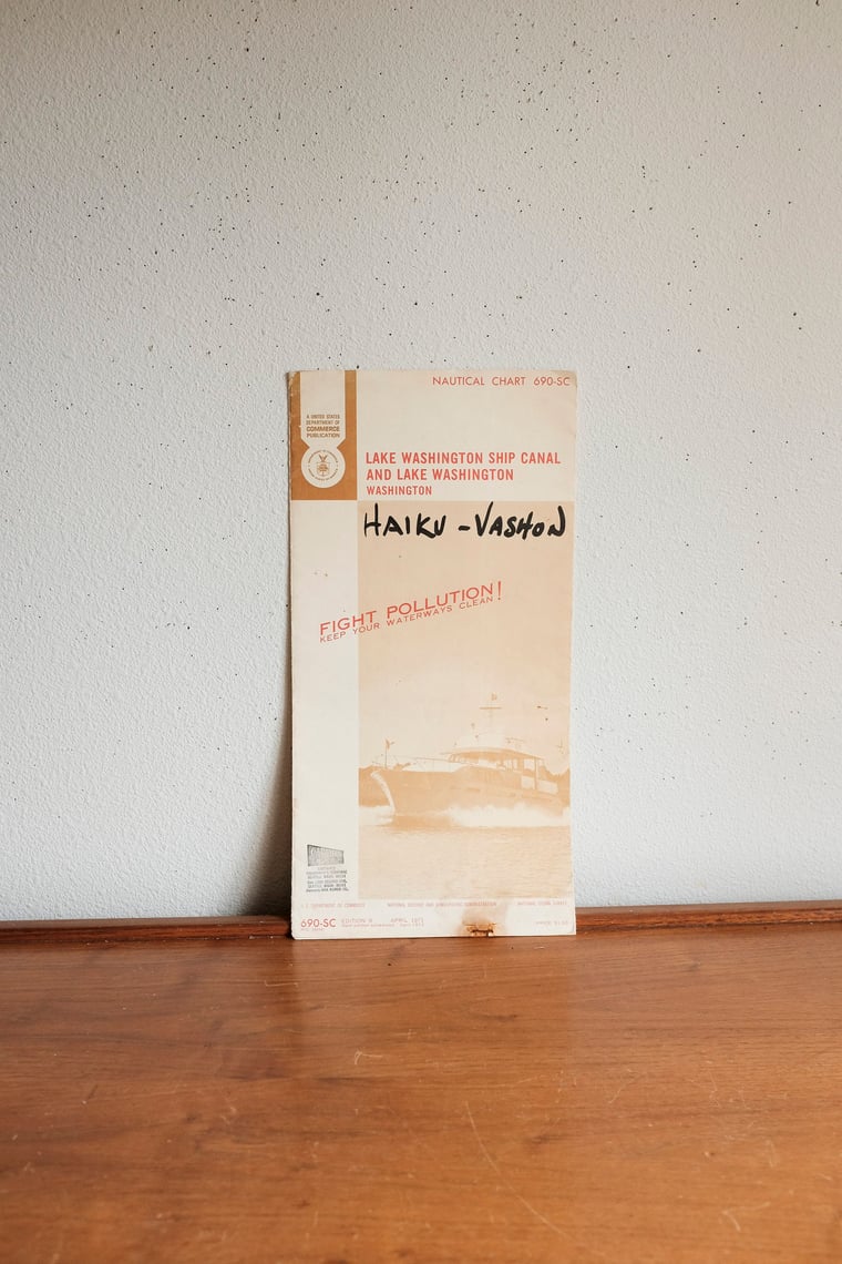Nautical chart - Lake Washington ship canal and lake WA 1970 ...