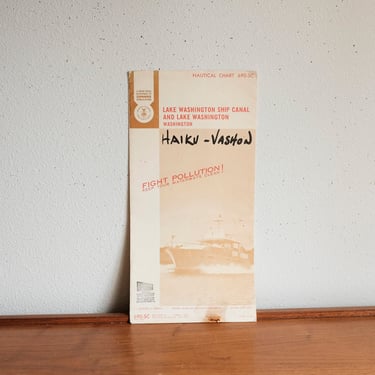 Nautical chart - Lake Washington ship canal and lake WA 1970 ...