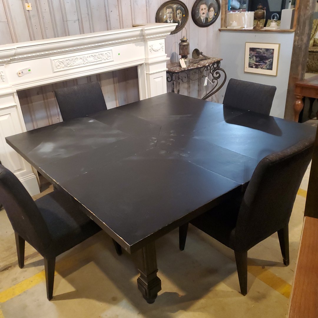 Expanding Square Dining Table and Four Chairs | Community Forklift ...