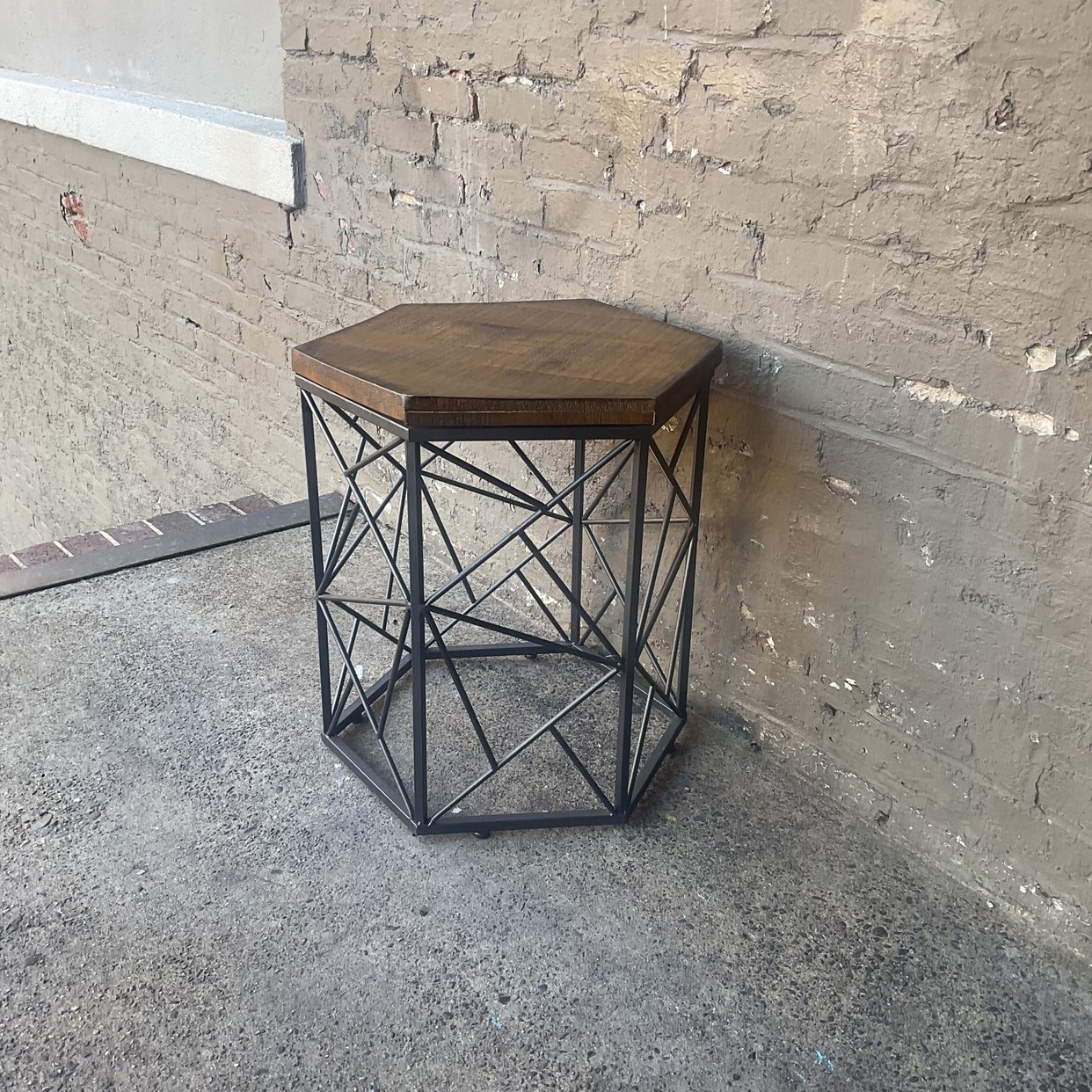 Hexagonal Side Table | GoodWood - U St - Washington, DC | ATTIC